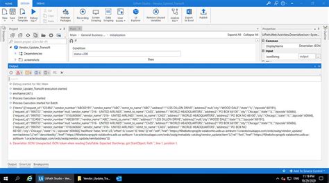 deserialize json unexpected json token when reading datatable