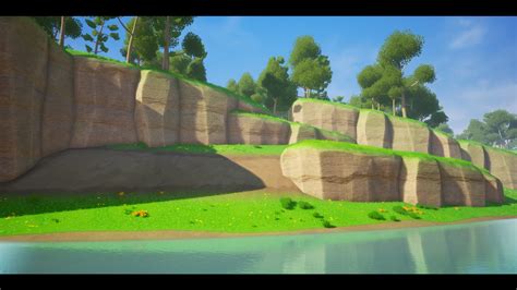 stylized landscape in environments ue marketplace