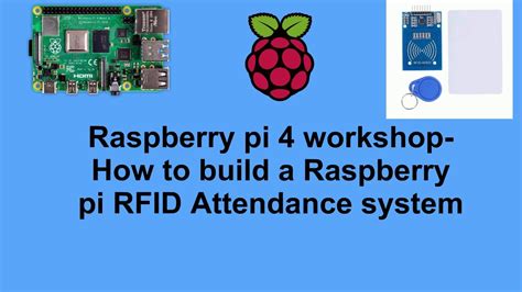 how to build a raspberry pi4 rfid attendance system youtube