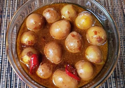 Resep Telur Puyuh Bumbu Kecap Oleh Khalfi Adhistiana Putri Cookpad