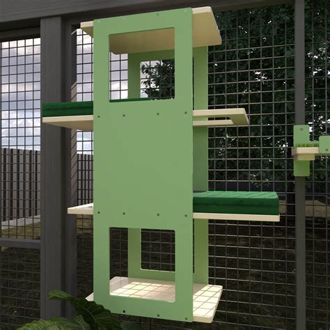 Outdoor Cat Furniture Catio Bigcat Stacker From Scratchy Scratchy