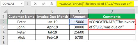 concatenate strings in excel how to use concatenate strings in excel