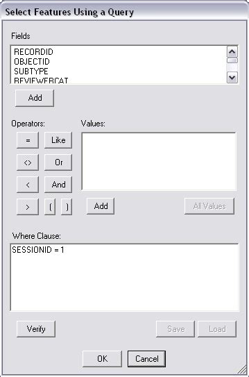 creating a definition query for a reviewer table—arcmap documentation