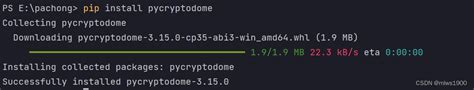 python3 8安装pycrypto× encountered error while trying to install package