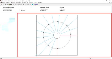 Escalier Helicoidal Vue En Plan