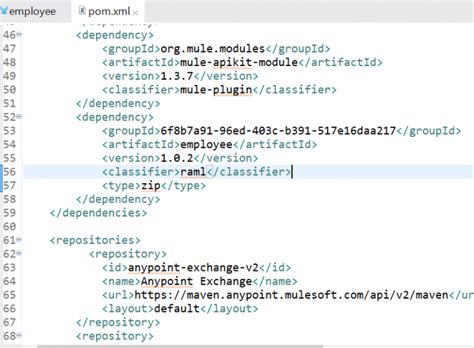 generate flows from raml using manage dependency