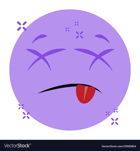 Tongue Out Emoticon Royalty Free Vector Image Vectorstock