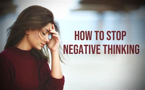 7 Ways On How To Stop Negative Thoughts Time 4 Buying