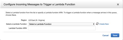 how to trigger lambda when messages published to sqscan