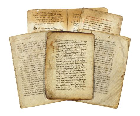 five gatherings from liturgical manuscripts in greek decorated