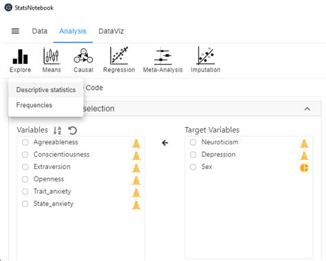 descriptive statistics statsnotebook simple powerful reproducible