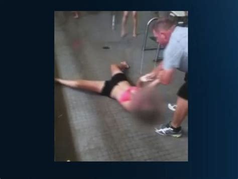 video shows teacher forcing girl to school pool