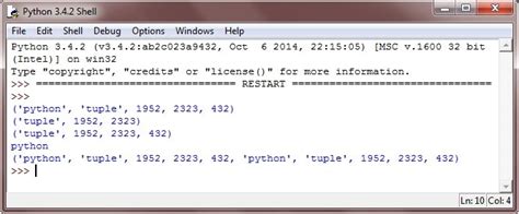 python tuples