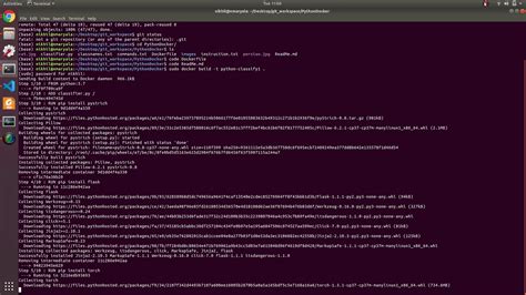 pythondocker creating flask server using docker python container