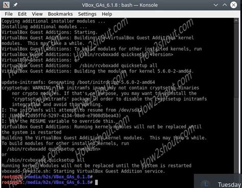 how to install virtualbox guest additions on mx linux kde