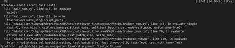 error when executing run retriever finetune py · issue 5