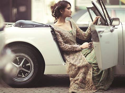 Girl With Vintage Car Sexy Model Pakistani Car Girl Hd Wallpaper