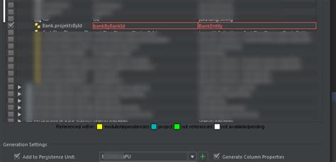 java edit jpa mapping in intellij idea stack overflow