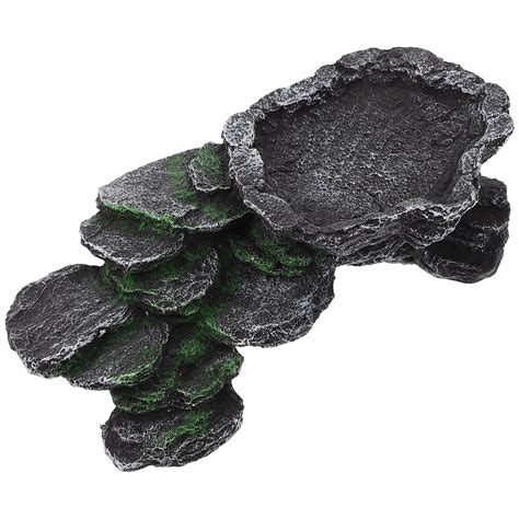Basking Platform For Turtle Resin Tortoise Habitat Reptile Hiding Cave