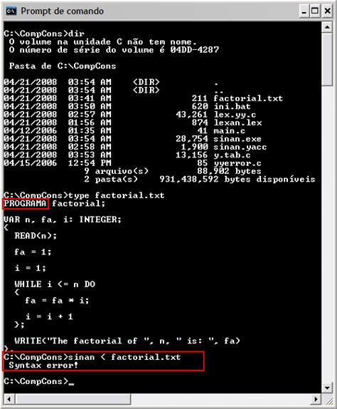 leniel maccaferri s blog syntactic analyzer built with flex and yacc