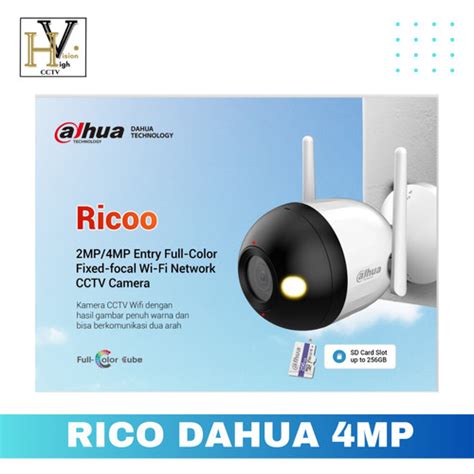 Jual Kamera Cctv Dahua Ip Camera Wifi Dh F4c Pv Fullcolor Audio Outdoor