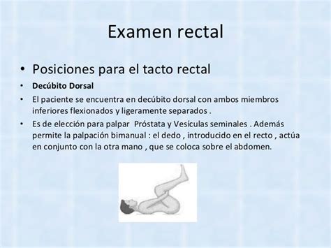 Examen Rectal