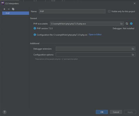 php phpstorm local terminal stack overflow