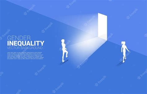 Premium Vector Businessman And Businesswoman At The Wall And The Only