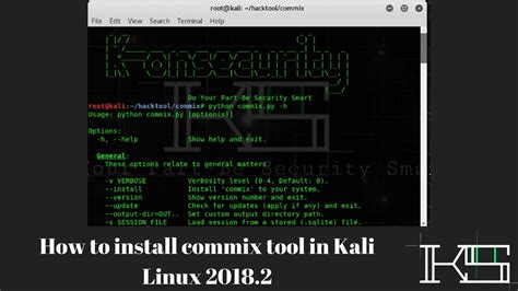 how to install commix tool in kali linux 2018 2 youtube