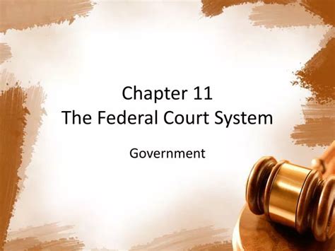 Ppt Chapter 11 The Federal Court System Powerpoint Presentation Free