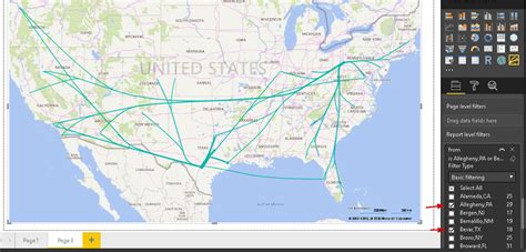 flow map chart in power bi desktop