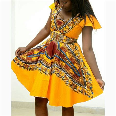 African Print Dashiki Dress The Angelina Dashiki By Fashafrique