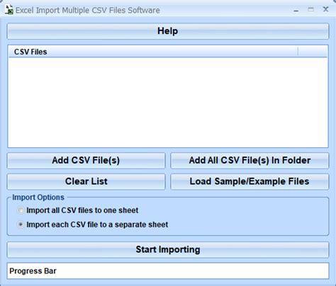 excel import multiple csv files software
