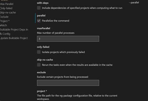 nx console vs code extension doesn t take nx json options · issue 1079