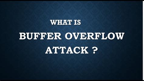 what is buffer overflow attack types causes and prevention in urdu