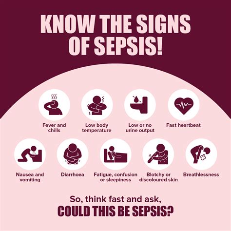 Sa Health On Twitter Do You Know The Signs And Symptoms Of Sepsis