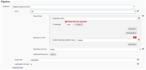 git jenkins pipeline for github projects stack overflow