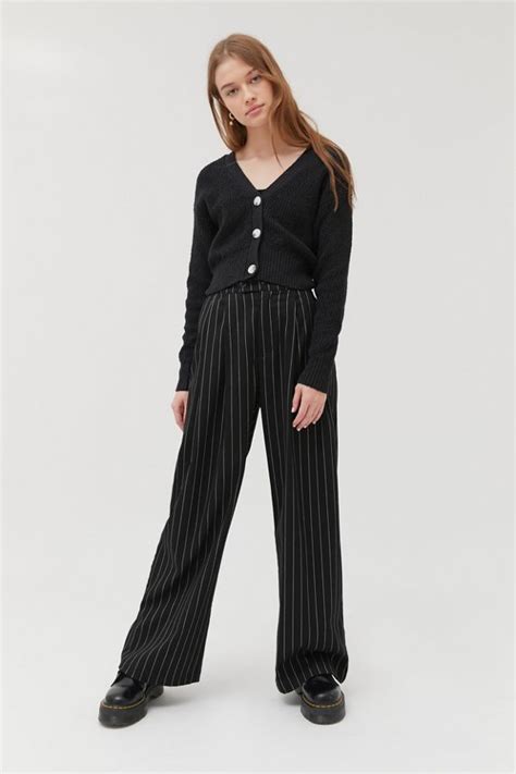 Uo Kennedy Ribbed Cropped Cardigan Urban Outfitters Cropped