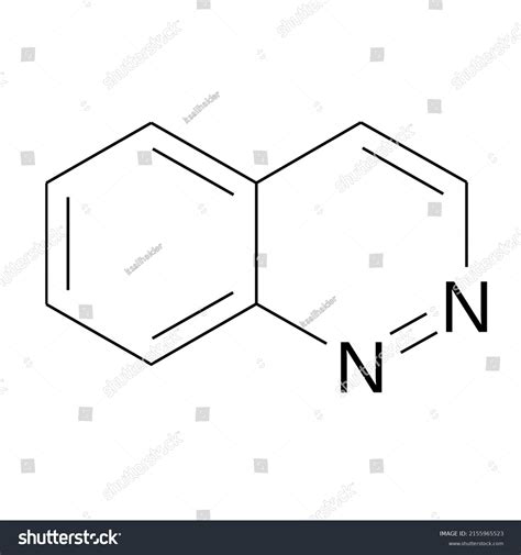 Benzene Rings Structure On White Background Stock Illustration