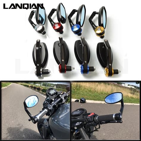 Universal 22mm 7 8 Cnc Motorcycle Adjustments Mirror Side Mirrors Rear