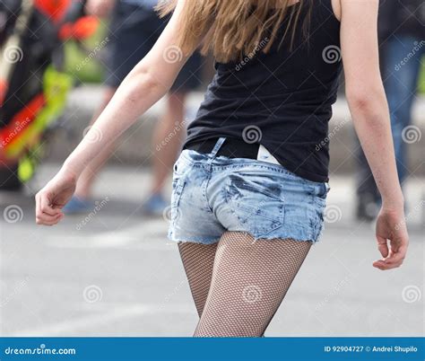 Beautiful Booty Girls In Black Pantyhose Stock Image Image Of Black