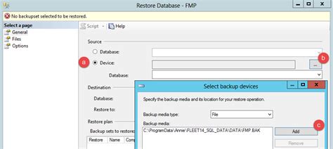 sql server backup restore bak file restore innovative maintenance