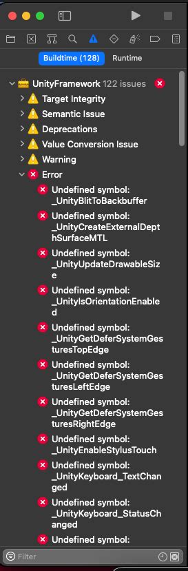 xcode unity ios build problem archive build success but simulator run