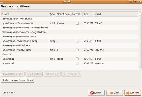 how to encrypted partitions over lvm with luks — page 3 — install and