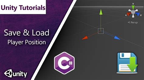 save and load player position in unity c youtube