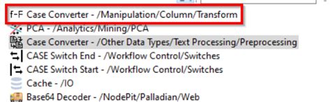 case converter no column spec compatible to documentvalue knime