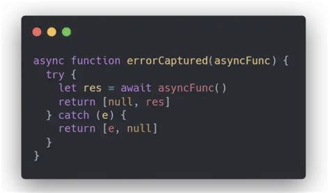 hey don t write so many try catch to async functions