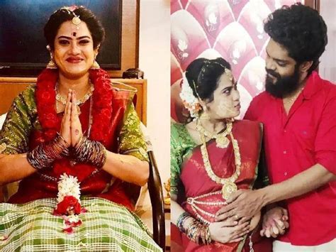 பாண்டவர் இல்லம் சீரியல் நடிகை அணு சுலாஷ் வளைகாப்பு Pandavar Illam