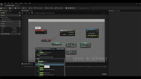 ue5 blueprints tutorial 006 12 create node operator not equal ノードの作成