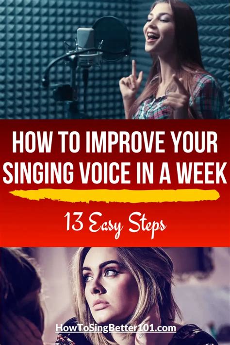 How To Improve Your Singing Voice In A Week 13 Easy Steps How To